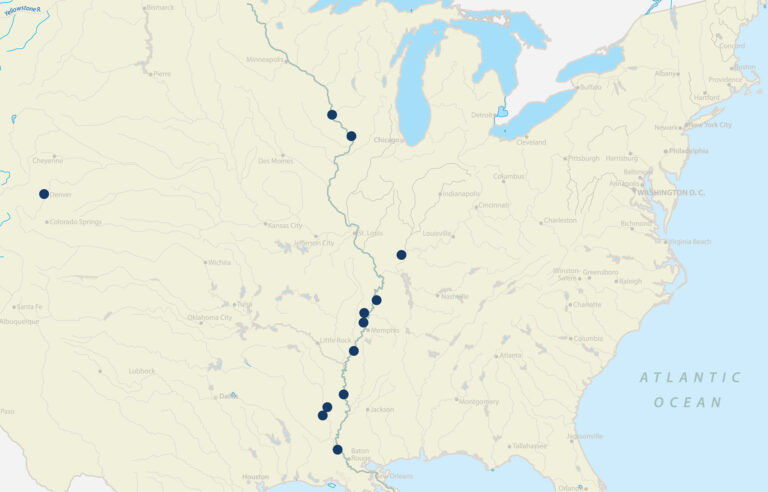 Viserion Grain Locations - CO, IA, IL, MO, AR, and LA